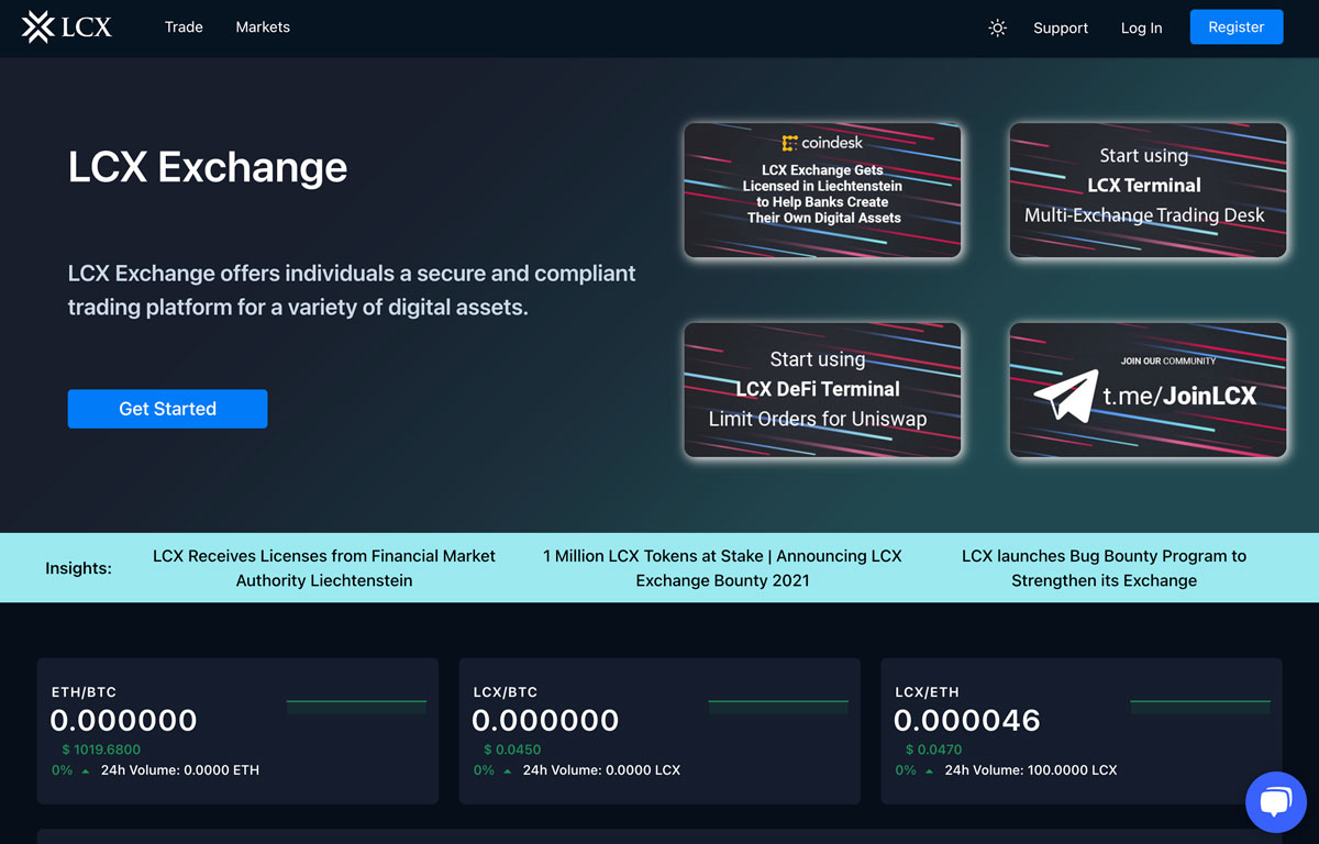 LCX is a Regulated Cryptocurrency Exchange to Trade Crypto