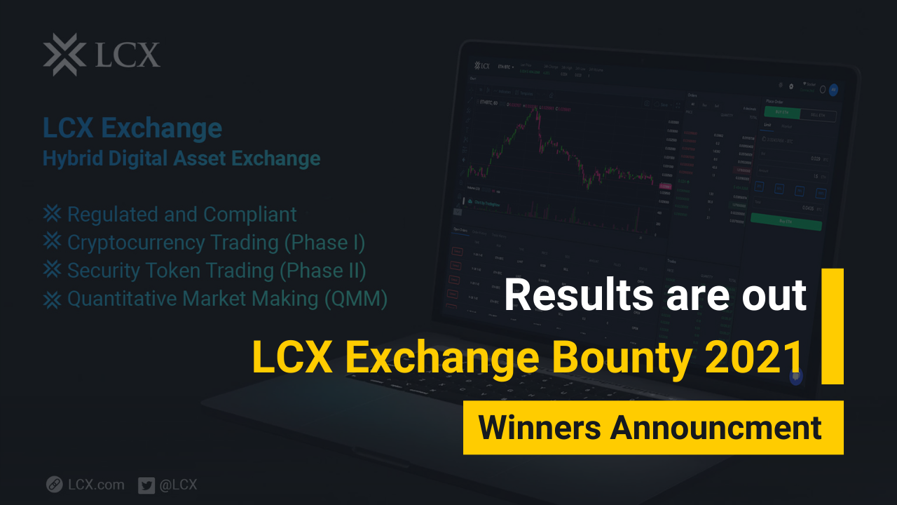 Announcing LCX Exchange Bounty 2021 Winners - LCX